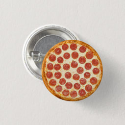 Pizza Button | Zazzle