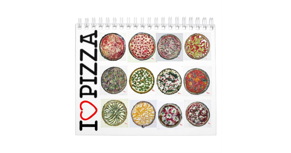 Pizza Calendar | Zazzle