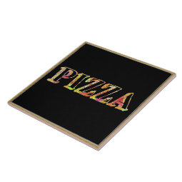 Pizza Ceramic Tile | Zazzle