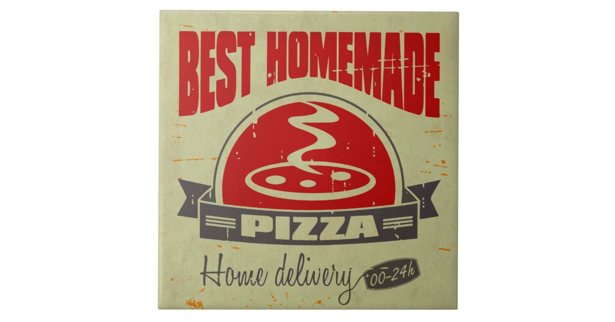 Pizza Ceramic Tile | Zazzle