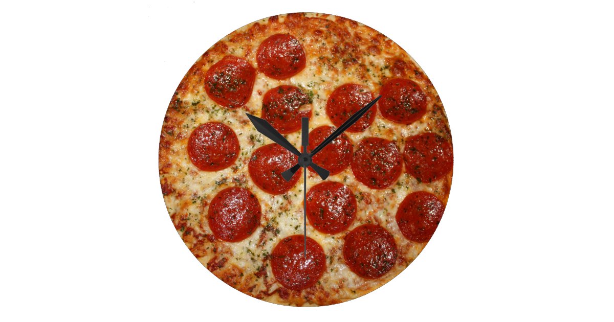 Pizza clock | Zazzle.com