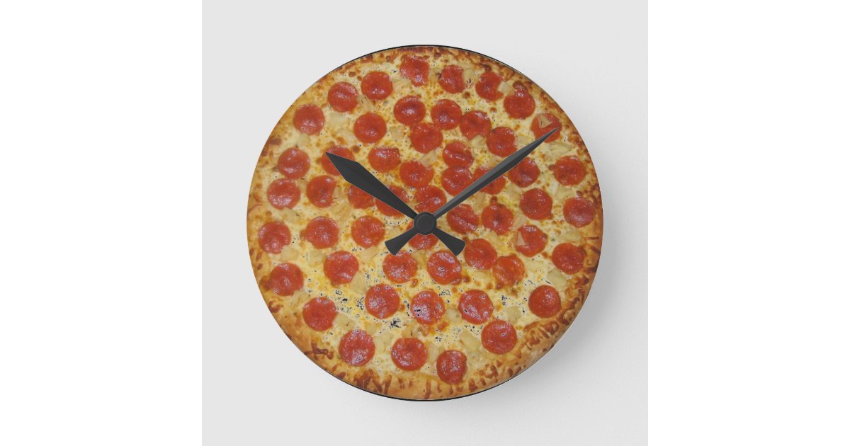 Pizza Clock | Zazzle