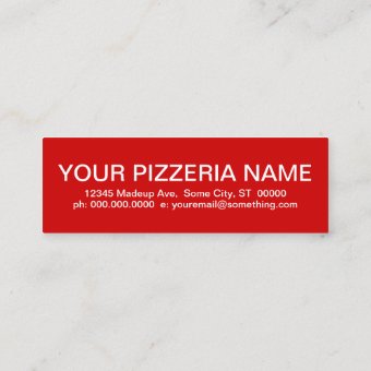 PIZZA customer appreciation (mod squares) Loyalty Card | Zazzle