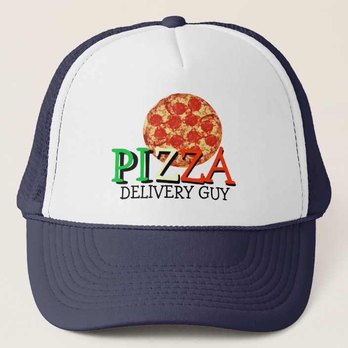 Pizza Delivery Guy Trucker Hat | Zazzle.com