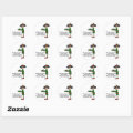 Pizza Delivery Humor Classic Round Sticker | Zazzle