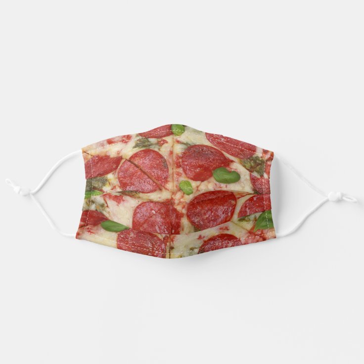 PIZZA Face Mask | Zazzle