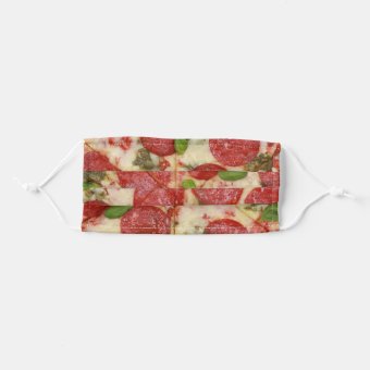 PIZZA Face Mask | Zazzle