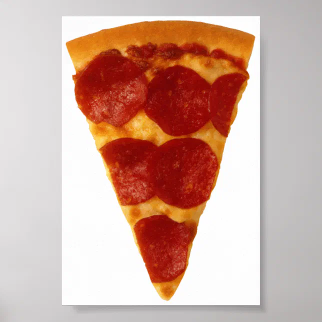 Pizza Fan Poster | Zazzle