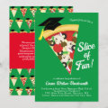 Pizza Graduation Party Invitation | Zazzle