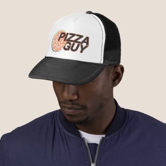 Pizza Guy Hat | Pizza Delivery Hat | Zazzle