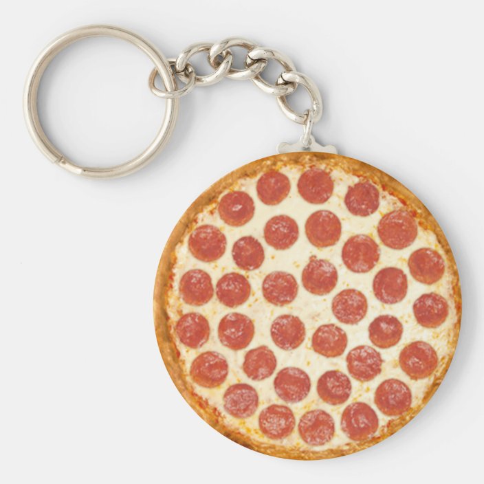 Pizza Keychain | Zazzle.com