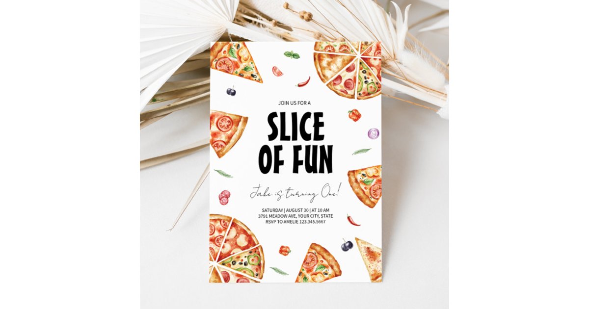Pizza Making Birthday Party Invitation | Zazzle