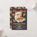 Pizza Party Box Birthday Invitation | Zazzle