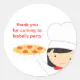 Pizza Party Girl Stickers | Zazzle