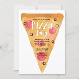 Pizza Party Invitation | Zazzle