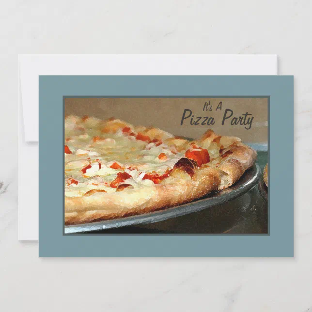 Pizza Party Invitation | Zazzle