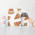 Pizza Party Pepperoni Novelty Wrapping Paper | Zazzle