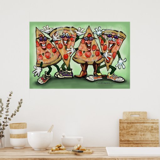 Pizza Party Poster | Zazzle