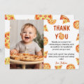 Pizza Party Thank You Card Birthday | Zazzle