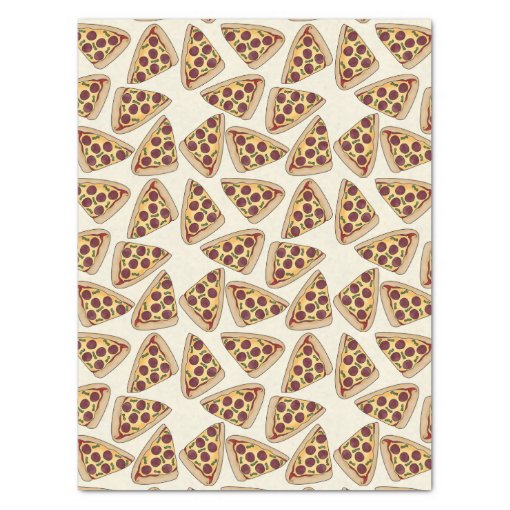 Pizza Party themed tissue paper | Zazzle