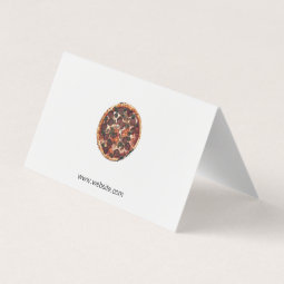 Pizza Shop Business Card | Zazzle