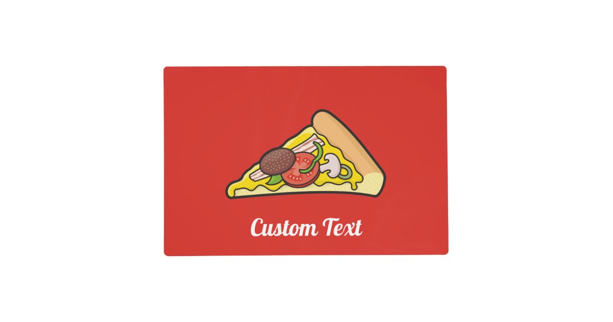 Pizza Slice Placemat | Zazzle