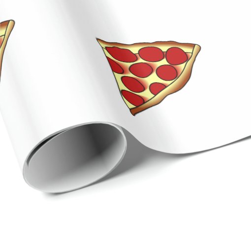 Pizza Slice Wrapping Paper | Zazzle