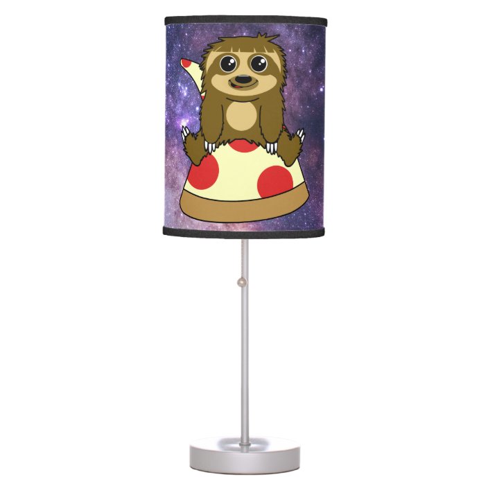 Pizza Sloth Table Lamp | Zazzle.com