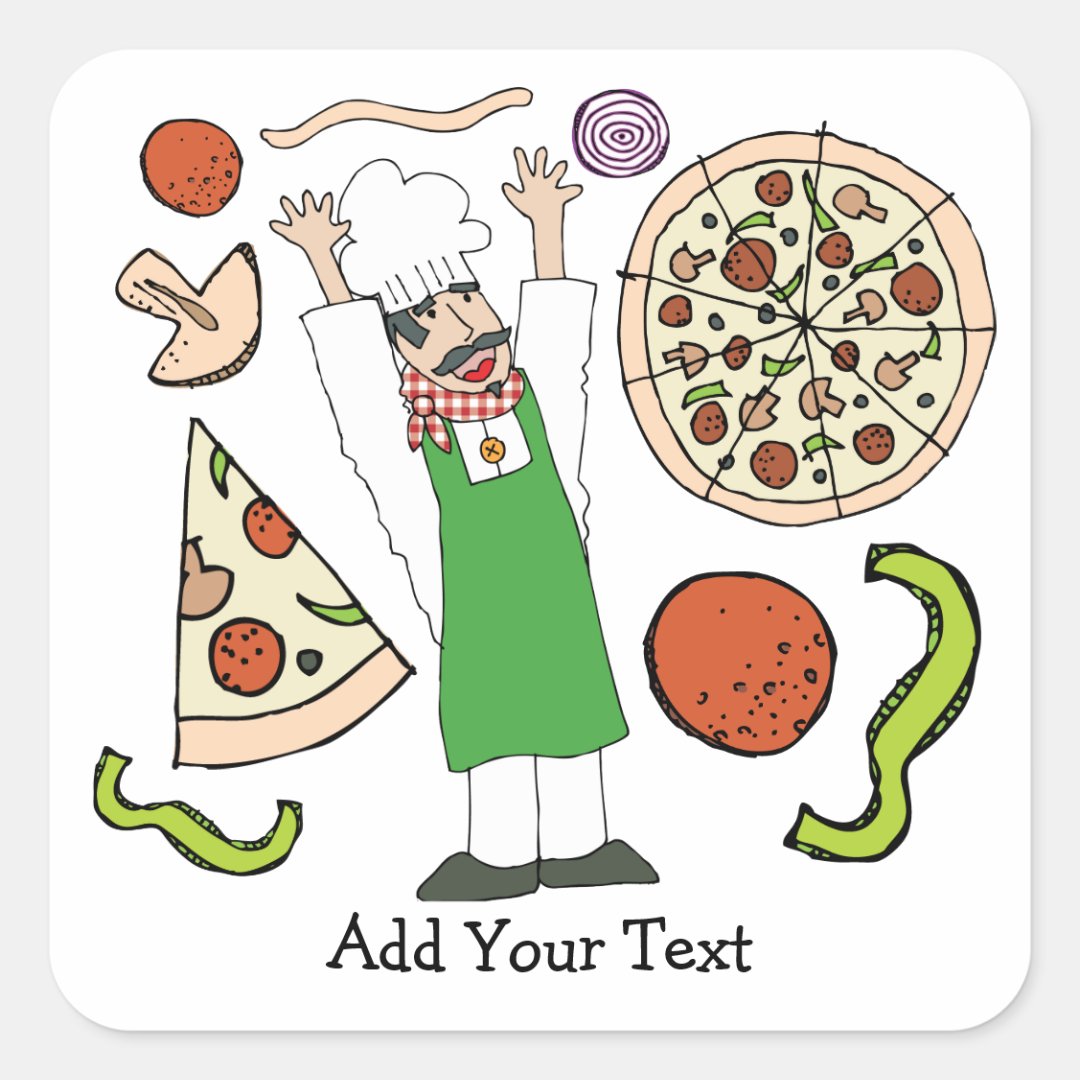 Pizza Sticker | Zazzle