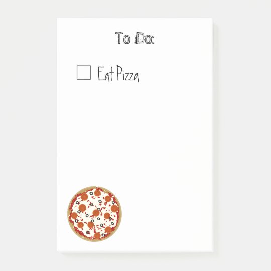 Pizza Sticky Notes | Zazzle.com
