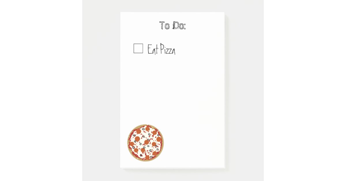 Pizza Sticky Notes | Zazzle