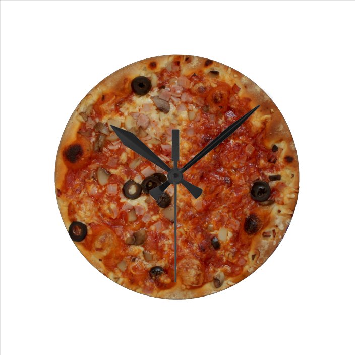 Pizza Wall Clock | Zazzle.com