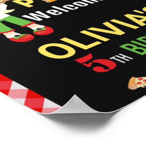 Pizza welcome party sign Pizza cooking party | Zazzle