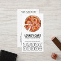 Pizzeria QR Code Simple Loyalty Card | Zazzle