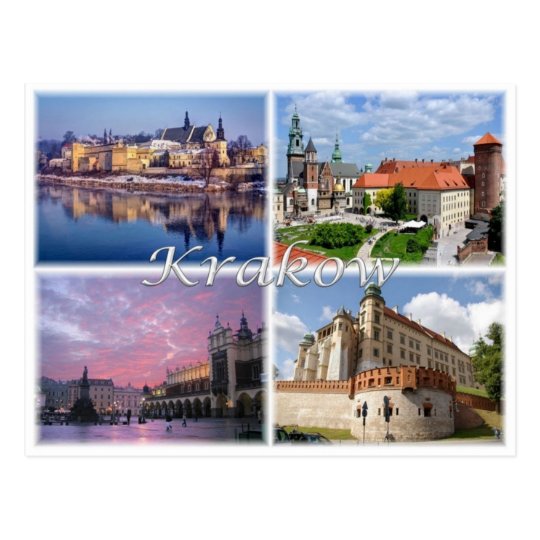 PL Poland Polska - Krakow - Postcard | Zazzle.com