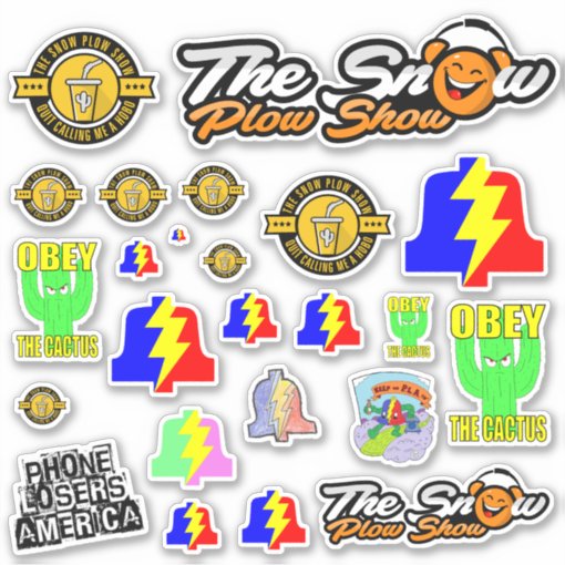 PLA Sheet of Stickers | Zazzle