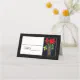 Place Cards, Vase, Red Rose Wedding Collection Card | Zazzle