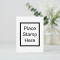 Place Stamp Here Postcard | Zazzle
