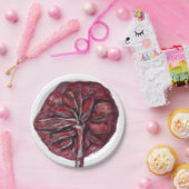 Placenta plate, baby shower, blessing way paper plates | Zazzle