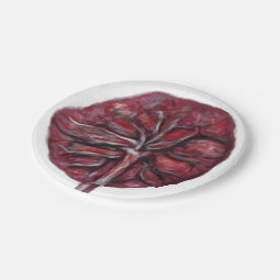 Placenta plate, baby shower, blessing way paper plates | Zazzle