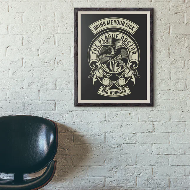 Plague Doctor Vintage Poster | Zazzle