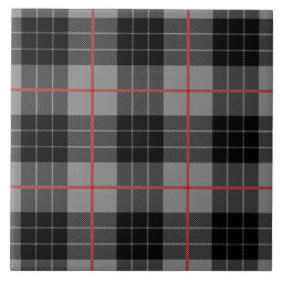Plaid Ceramic Tile | Zazzle