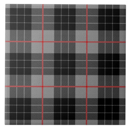 Plaid Ceramic Tile | Zazzle