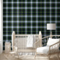Plaid Clan Gordon Tartan Elegant Family Home Wallpaper | Zazzle