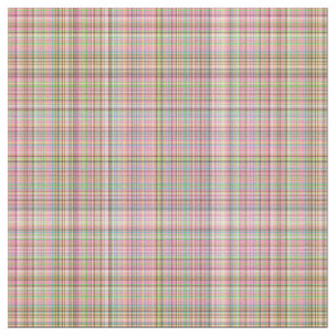 Pastel Plaid Fabric | Zazzle