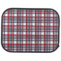 Plaid pattern car mat | Zazzle