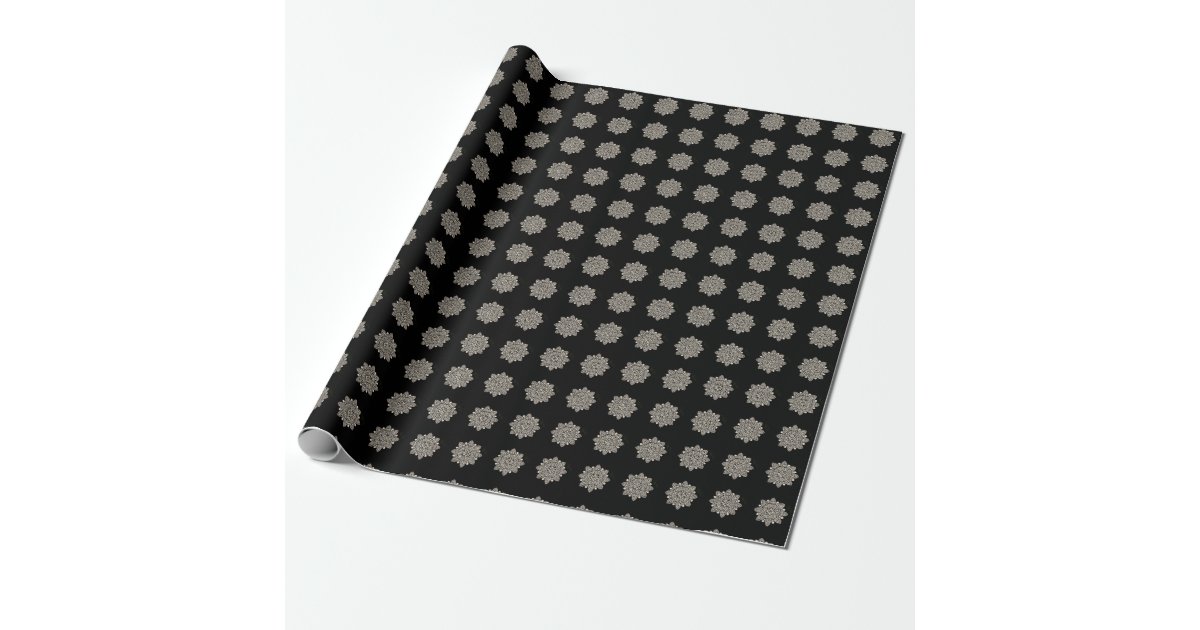 Plain Black/White Pattern Hmong Wrapping Paper | Zazzle