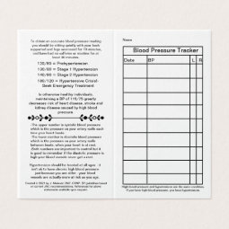 Plain Blood Pressure Wallet Card 2021 | Zazzle