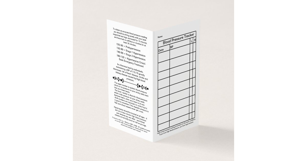 Plain Blood Pressure Wallet Card 2021 Zazzle plain-blood-pressure-wallet-card-2021-zazzle