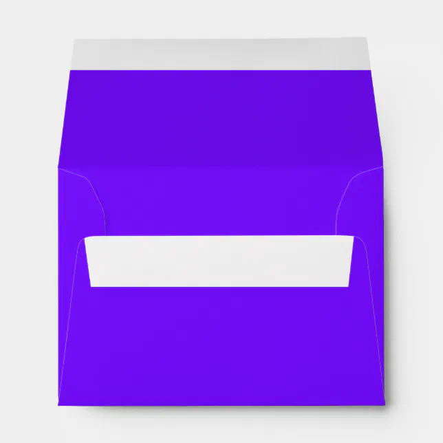 Plain bluish purple color envelope | Zazzle